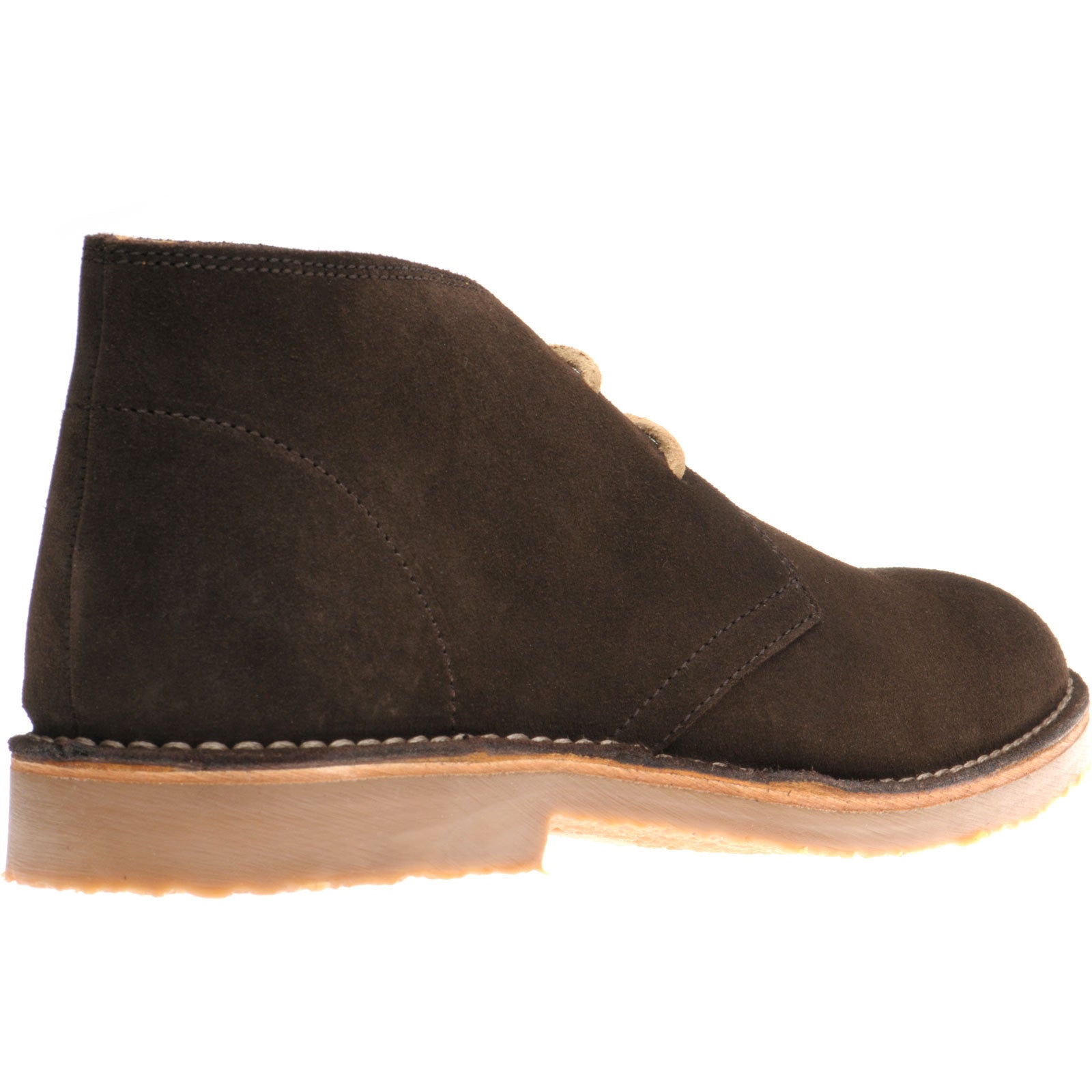Herring Dune mens rubber-soled desert boots in brown suede – Herring Shoes