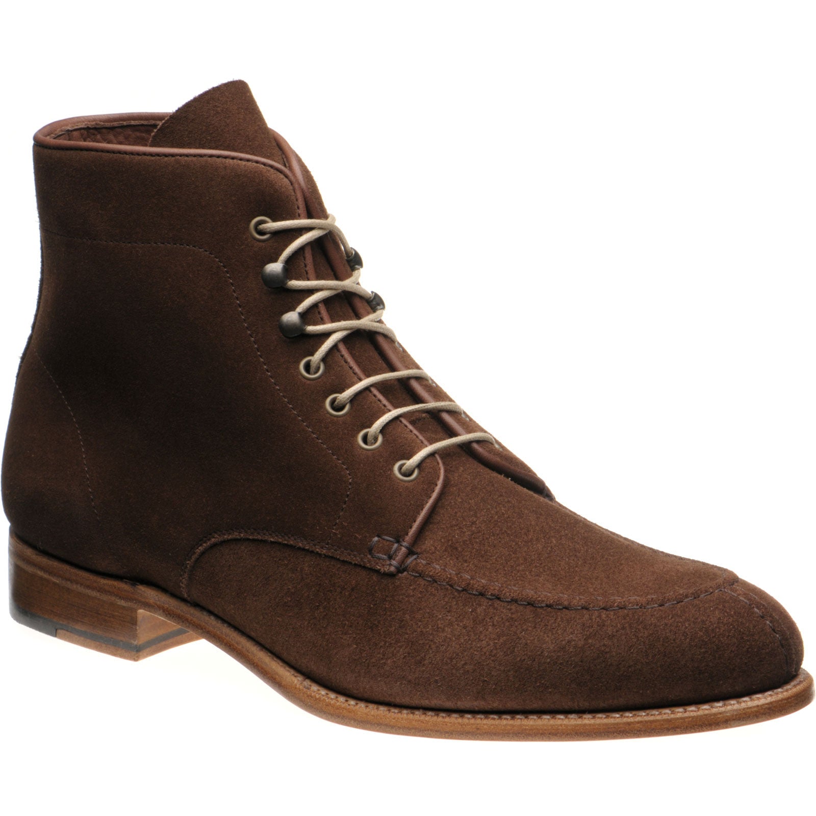 Herring Pocklington mens boots in brown suede – Herring Shoes